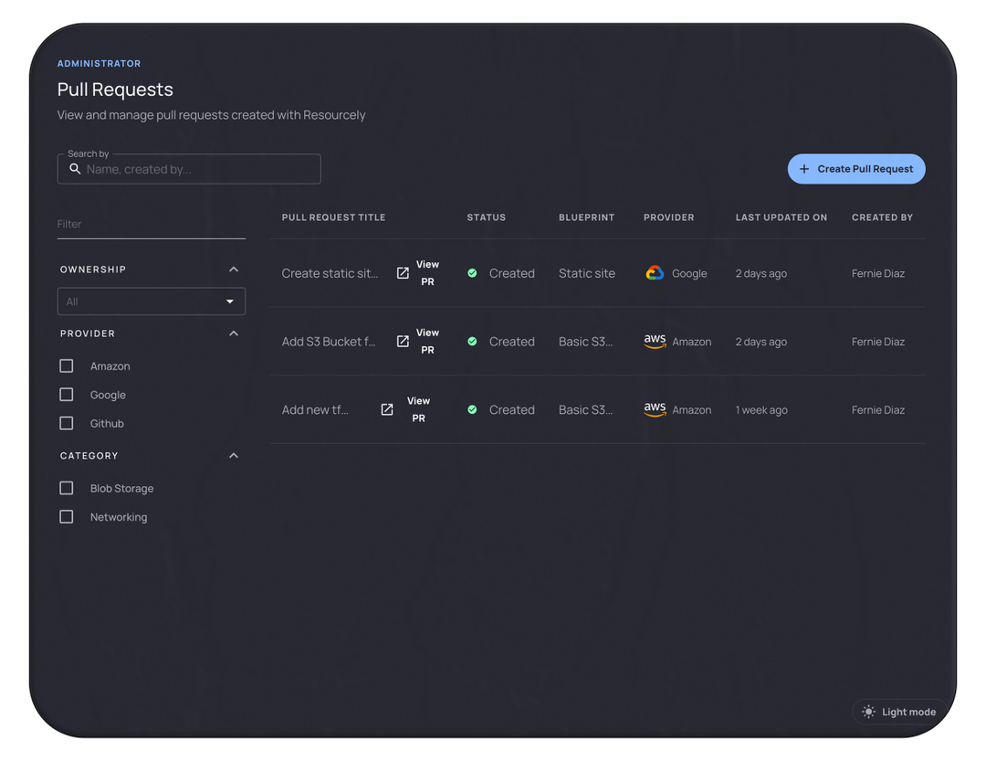 Resourcely | Cloud resource creation and management